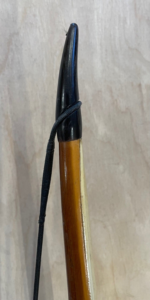 Welchman Yew longbow with horn tips and rawhide backing ( REDUCED ...