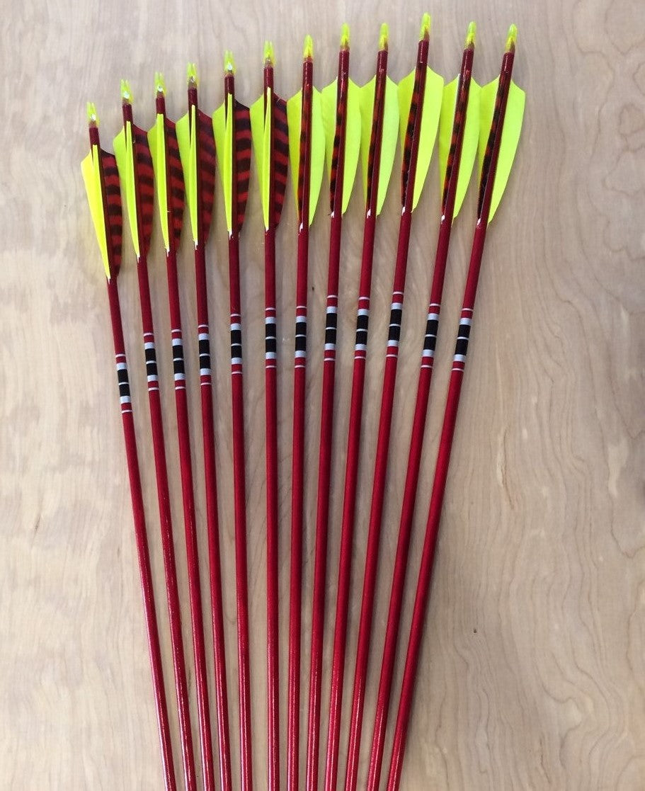 55-60# Eagle Arrows – Cedar, red . – Raptor Archery